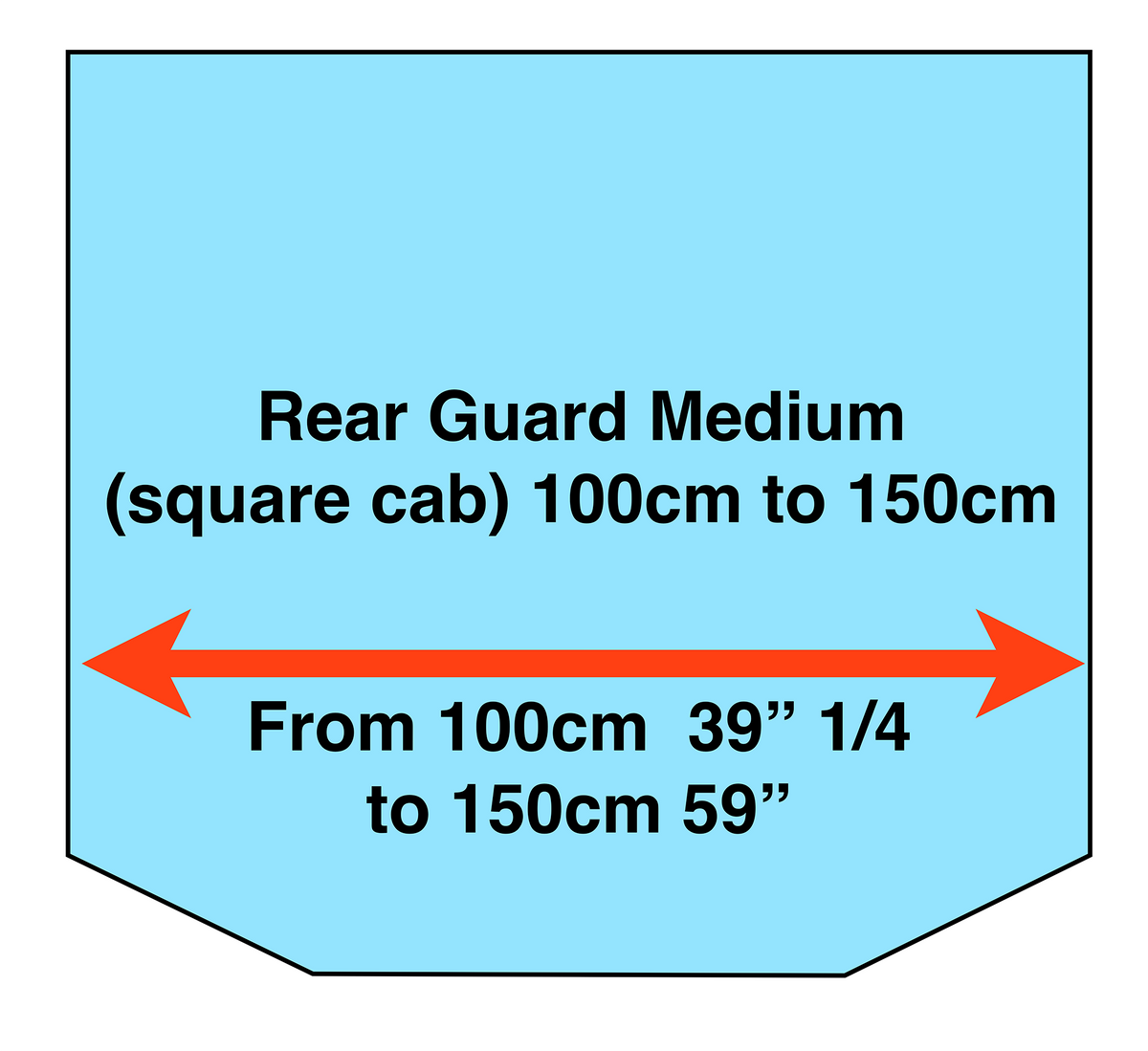 Rear Guard Medium (square cab) 100cm to 150cm width – TractorGuard