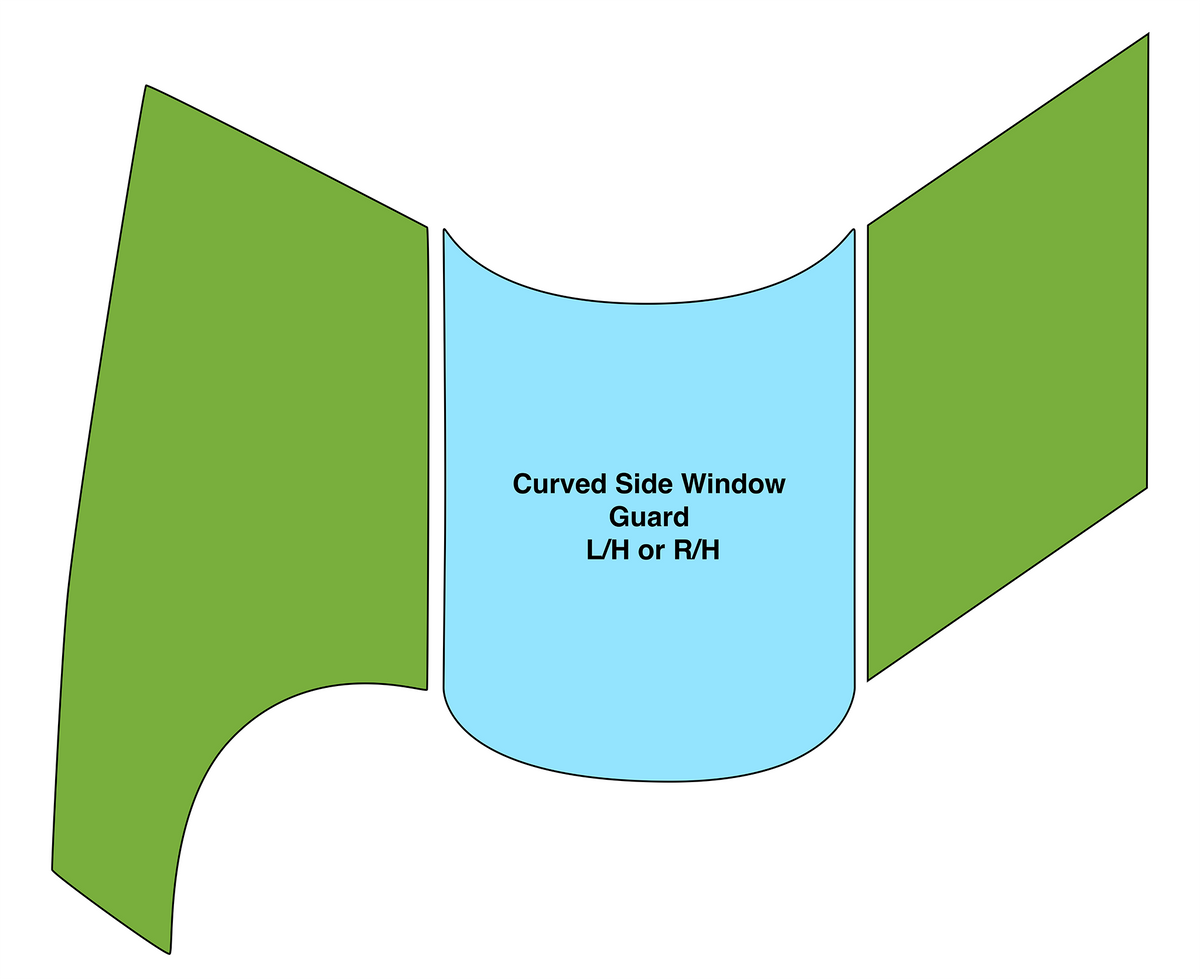 Curved Side Window Guard L/H or R/H – TractorGuard